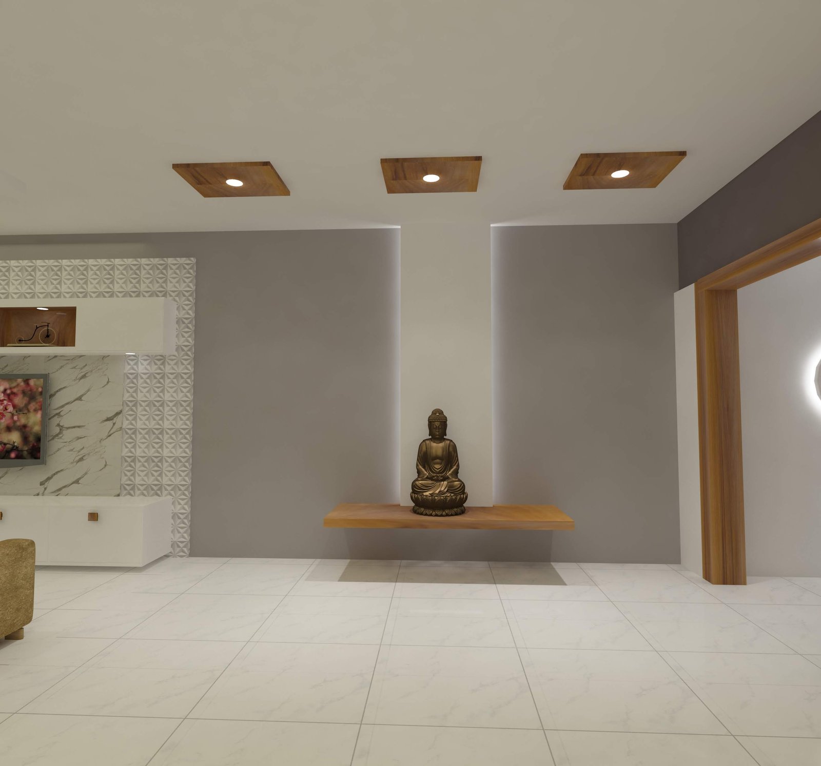 Puja Unit - Dream Dots Interiors